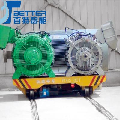 China Production Line Using Rail Handing Trolley Material Transfer Car for sale