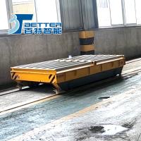 China Battery Electric Flat Trolley on Railroad Cart for sale
