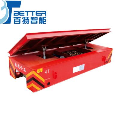 China Anti Explosion Industrial Trailer Built Trailers Tilt Utility Skid Steer Rail Cart for sale