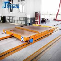 China 100ton Mobile Cable Powered Flat Transfer Cart on Rails for sale