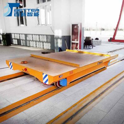 China 100ton Mobile Cable Powered Flat Transfer Cart on Rails for sale