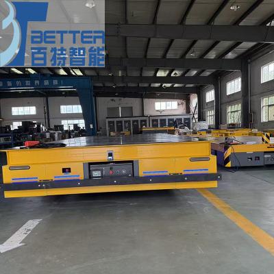 China Electric Trackless Transfer Cart Factory Workshop Transport Heavy Duty Steel Parts for sale