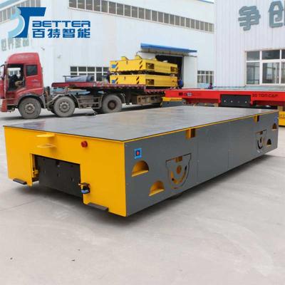 China 65ton Heavy Duty Industry Using Motorized Transport Transfer Cart for Steel Products for sale