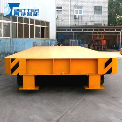 China 35 Ton Crane Winch Electric Transport Transfer Cart With Buffer for sale