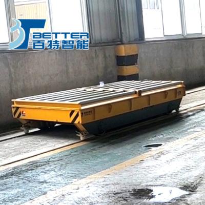 China 50ton Motorized Rail Transfer Table Track Bogie Carrier for sale