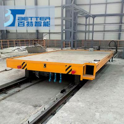 China 420ton Heavy Material Electric Transfer Cart Transporter Running on Rail for sale
