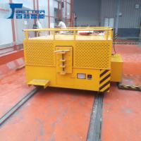 China Motorized 10Ton Rail Transfer Cart for Heavy Duty Material Transport in Industrial Environments for sale