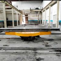 China Battery-Powered Transfer Cart with 1-300ton Load Capacity and Customizable Options for Heavy Duty Material Transportation for sale