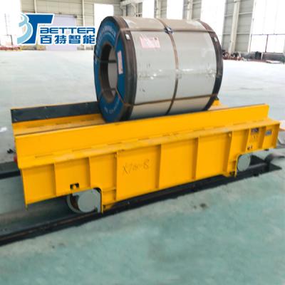 China Heavy Duty Industrial Trailer Supply Rail Transfer Cart For Material Transport for sale