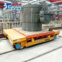China 50 Ton Motorized Rail Transfer Cart For Heavy Duty Applications Heat Resistant for sale