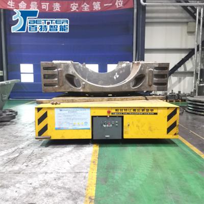 China Industrial Trackless Transfer Cart with 65Ton Capacity for Heavy-Duty Steel Product Handling in Industry for sale
