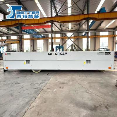 China Robust Trackless Transfer Cart for High Temperatures and Abrasive Conditions for sale
