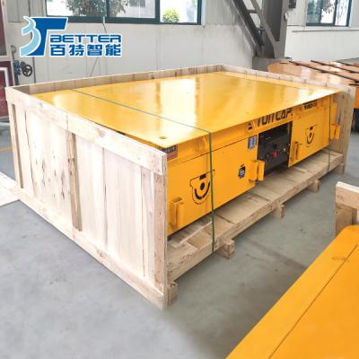 China Industrial Workshop Material Handling 20 Ton Electric Trackless Transfer Trolly for sale