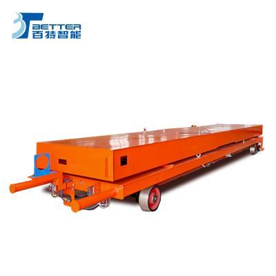 China High Maneuverability Electric Driven 30 Tons Load Transfer Trolley For Handling Heavy Material for sale