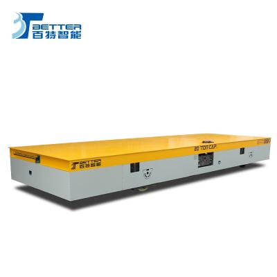 China Factory Battery Transport Trolley Transfer Cart On Cement Floor For Handling Goods for sale
