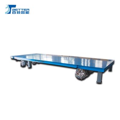 China Customized Industrial Trailer and Electric Transfer Cart for in Loop Production Line and Steel Workpiece Transport Solutions for sale