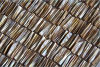 China Handmade Freshwater Sea Shell Mosaic Tile 5x27mm Convex Surface Wall Decor for sale