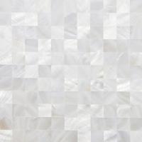 China Handmade Beautiful Sea shell Wall Panel Freshwater Shell Decorating Panel Pieces 20x20mm for sale