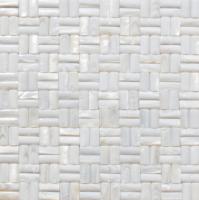 China Convex Surface Beautiful Sea shell Wall Panel Freshwater Shell Decorating Panel 10x20mm for sale