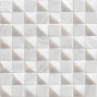 China Convex Pinnacle mixed Flat Small Pieces Seashell Wall Panel Freshwater Shell Panel 20x20mm for sale