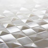 China Convex Pinnacle mixed Flat Small Pieces Seashell Wall Panel Freshwater Shell Panel 20x20mm for sale
