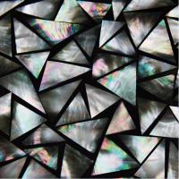 China With Black Surroundings Seashell Wall Panel Black Butterfly Shell Decorating Panel 10-35mm for sale