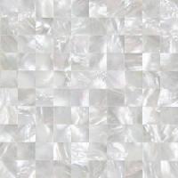 China Handmade Beautiful Sea shell Wall Panel White Butterfly Shell Decorating Panel 15x15mm for sale