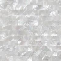 China Handmade Beautiful Sea shell Wall Panel White Butterfly Shell Decorating Panel 10x20mm for sale