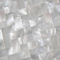 China Handmade Beautiful Sea shell Wall Panel White Butterfly Shell Decoration Panel 10x20mm for sale