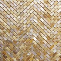 China Handmade Yellow Butterfly Shell Mosaic 10x20mm Square Pieces Wall Tile 305x305mm for sale