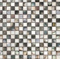 China Freshwater Shell Mosaic Mixed Black Butterfly Shell Square Pieces 15x15mm 305x305mm for sale
