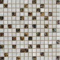 China Handmade Seashell Mosaic Mixed Abalone Shell Square Pieces 20x20mm 305x305mm Sheet for sale