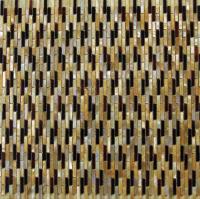 China Natural Sea Shell Mosaic Tile Yellow Butterfly Mixed Penguin Shell 8x25mm 305x305mm for sale