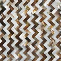 China Natural Sea shell Wall Covering Freshwater Shell Mixed Penguin Decorating Shell Wall Panel for sale
