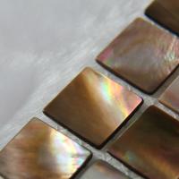 China Handmade Sea Shell Mosaic Penguin Wall Tile 15x15mm Pieces 305x305mm Sheet for sale