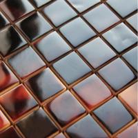 China Handmade Cattle Ear Shell Mosaic Tile 15x15mm Square Pieces 305x305mm Sheet for sale