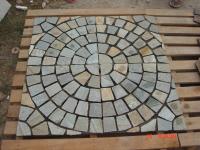 China Natural Yellow Quartzite Flagstone Paving Stone 2cm 3cm Patio Pavers P014 for sale