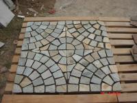 China Natural Yellow Quartzite Flagstone Paving Stone 2cm 3cm Patio Pavers P014 for sale