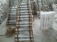 China Guangxi White Marble Balcony Baluster 90cm Height Custom Size Stone Railing for sale