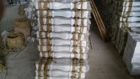China White Marble Balustrade Guangxi Carrara Stone Staircase Railing Custom Size 20mm Thickness for sale