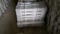 China White Marble Balustrade Guangxi Carrara Stone Staircase Railing Custom Size 20mm Thickness for sale