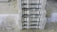 China China Carrara Marble Balustrade Handrails Guangxi White Stone Corridor Railing Custom Sizes for sale
