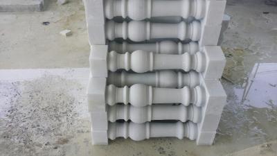 China China Carrara Marble Balustrade Handrails Guangxi White Stone Corridor Railing Custom Sizes for sale