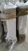 China China White Marble Garden Pillars Guangxi Palisade Custom Size 20mm Thickness for sale