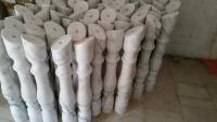 China Guangxi White Marble Staircase Baluster Balustrade Custom Size 20mm Thickness for sale