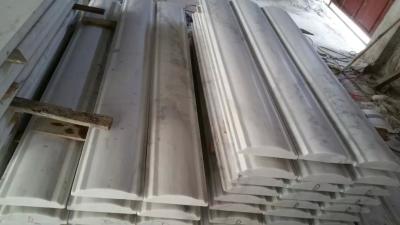 China Guangxi White Marble Staircase Handrail Baluster Banister Custom Size 20mm Thickness for sale