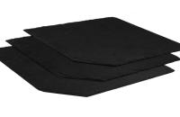 China Midnight Black Slate Roof Tiles 400x200mm Natural Split Ziyang Black Roofing Slate for sale