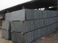 China Chinese Black Slate Walkway Pavers 30x60cm Natural Cleft Patio Stones for Driveway for sale
