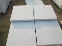 China White Natural Quartzite Tiles and Slabs 60x60cm High Hardness Patio Stone for sale