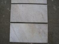 China Off White Quartzite Tiles 60x60cm Natural Stone Pavers Patio Flooring High Hardness for sale